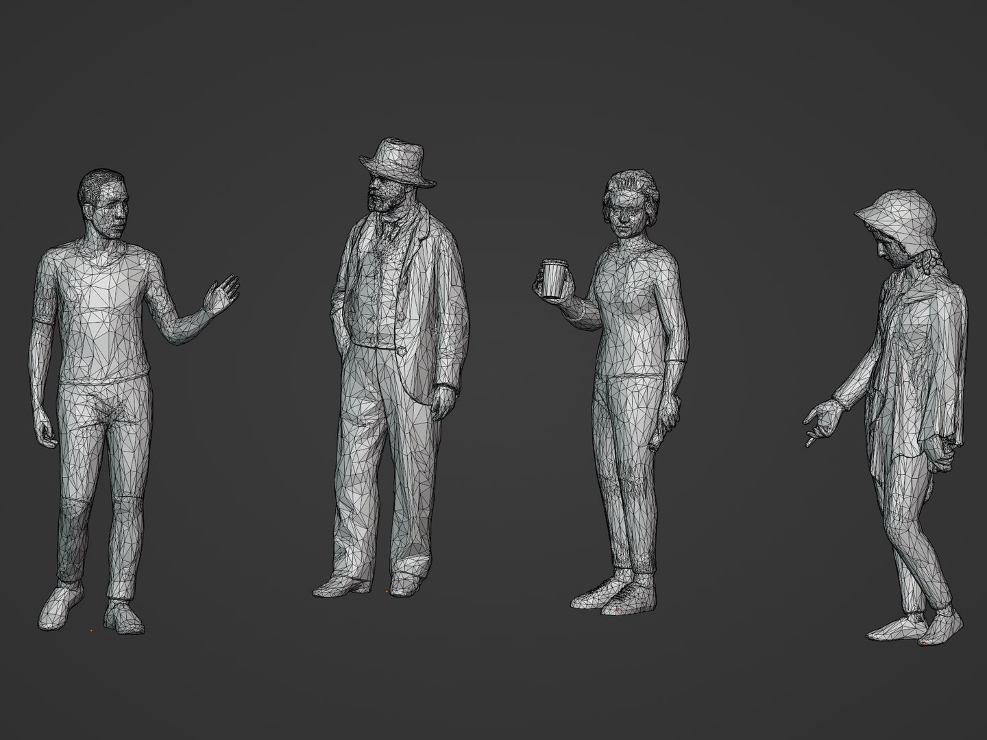 People Pack 3D Model - TurboSquid 2129101