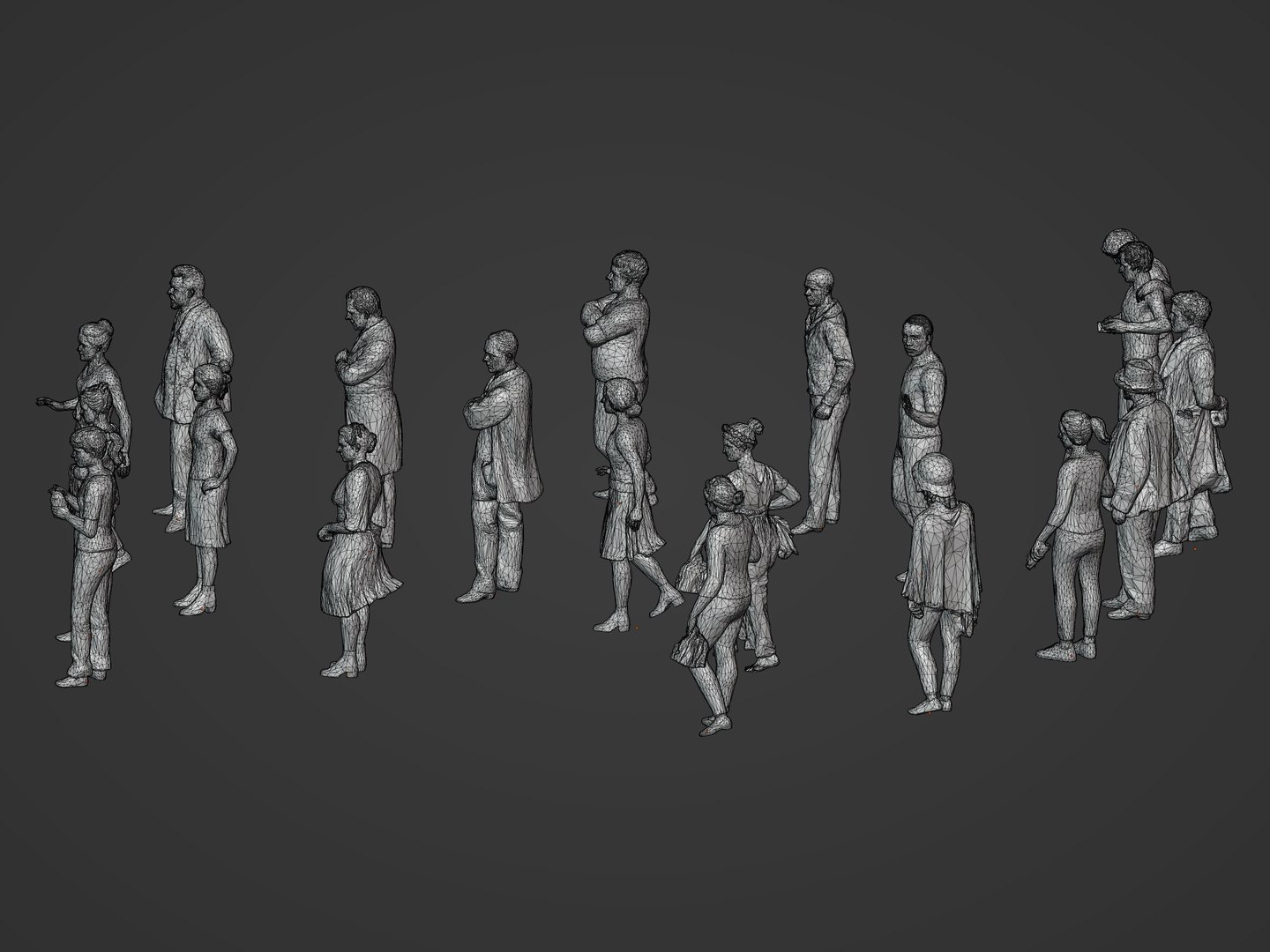 People Pack 3D Model - TurboSquid 2129101