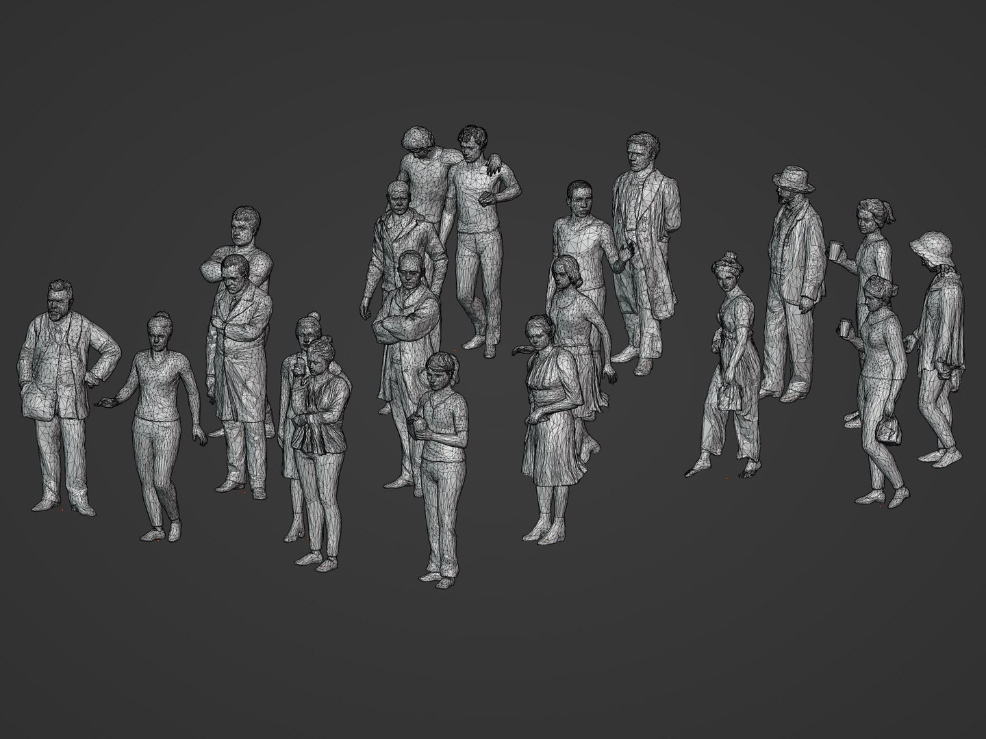People Pack 3D Model - TurboSquid 2129101