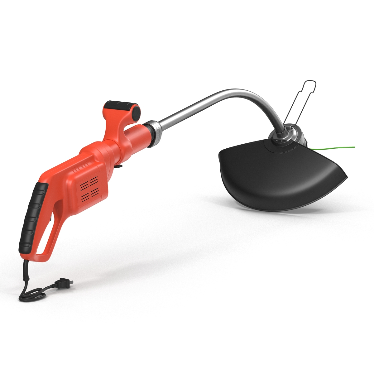 3d model electric lawn trimmer modeled