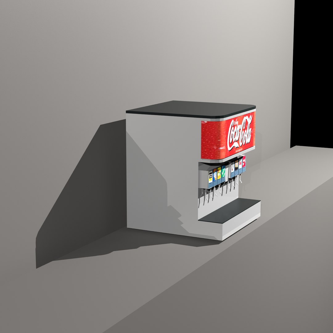 3d Restaurant Beverage Dispenser