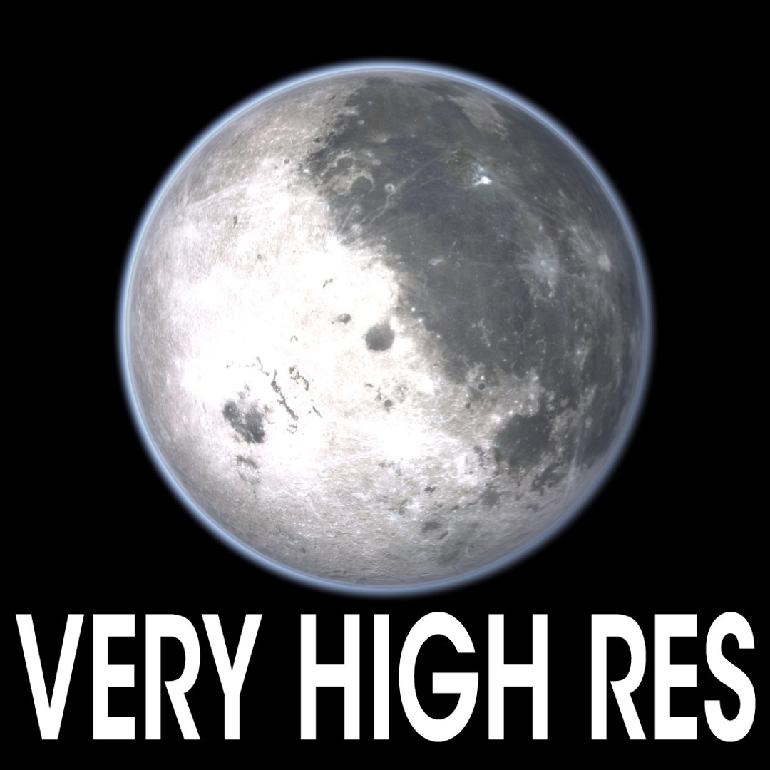 3ds Max Moon Satellite Solar