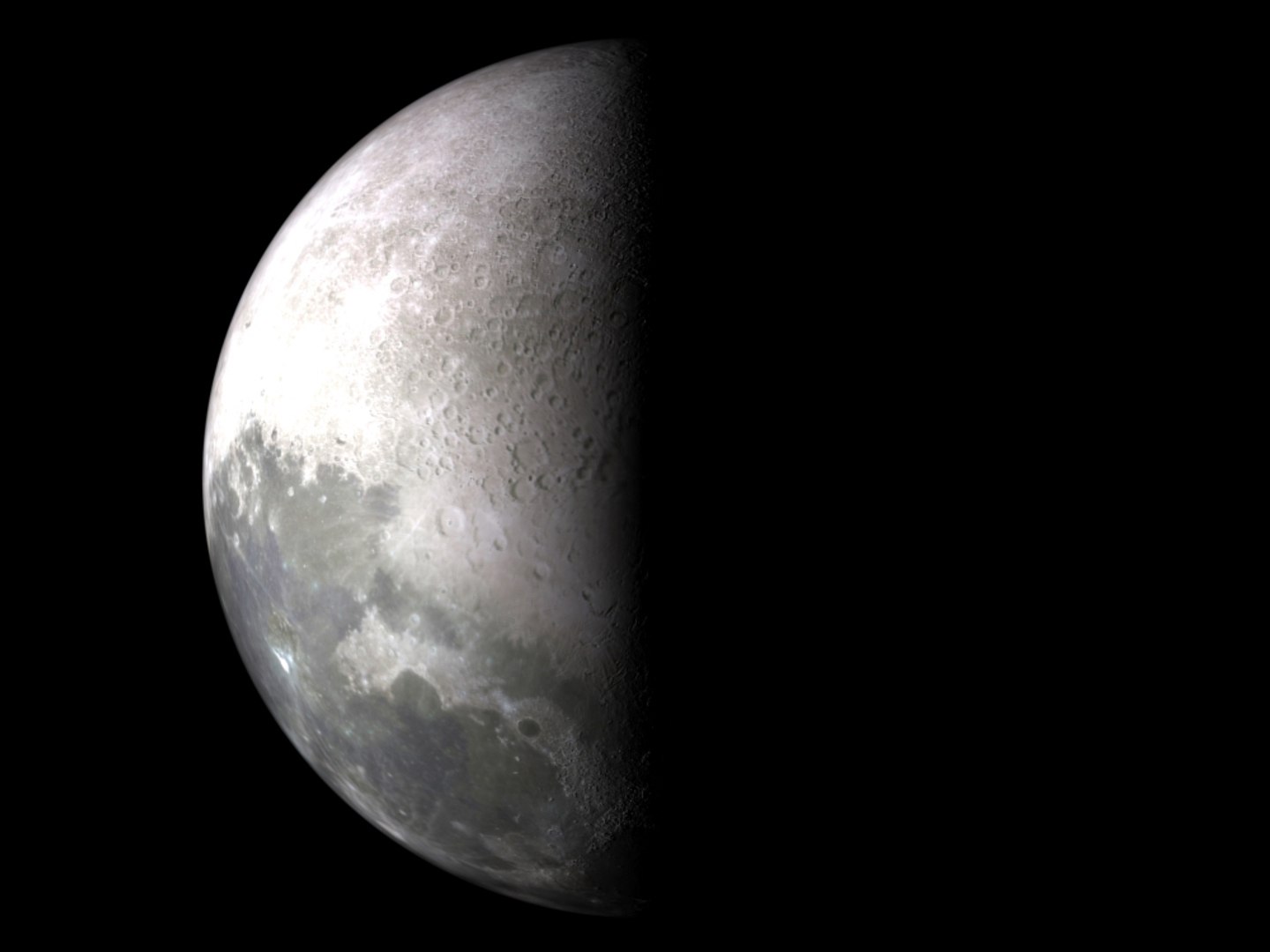 3ds Max Moon Satellite Solar