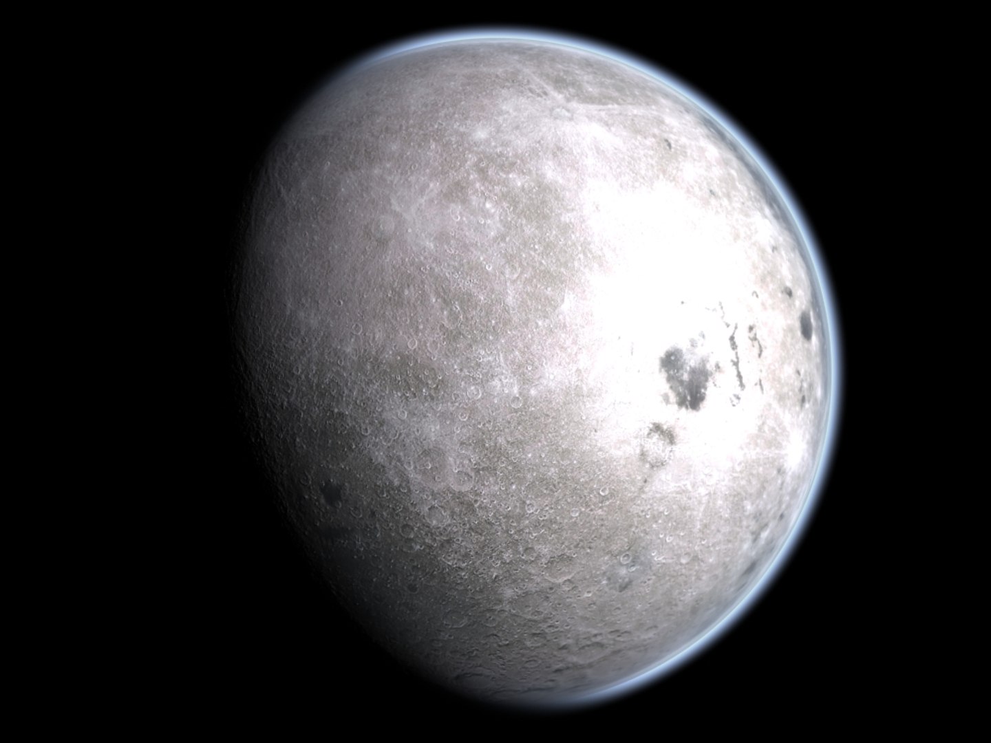 3ds Max Moon Satellite Solar