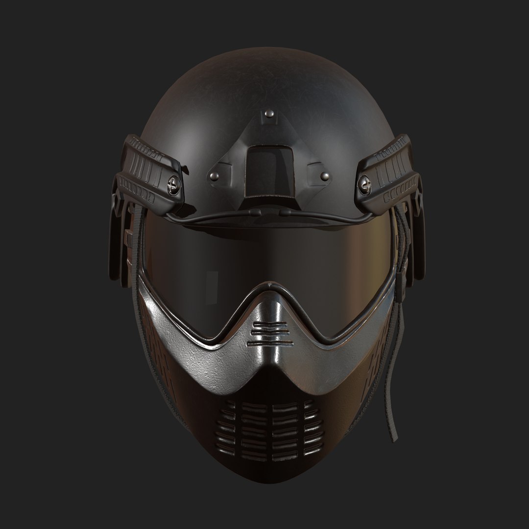 Helmet mask protection 3D model - TurboSquid 1558360