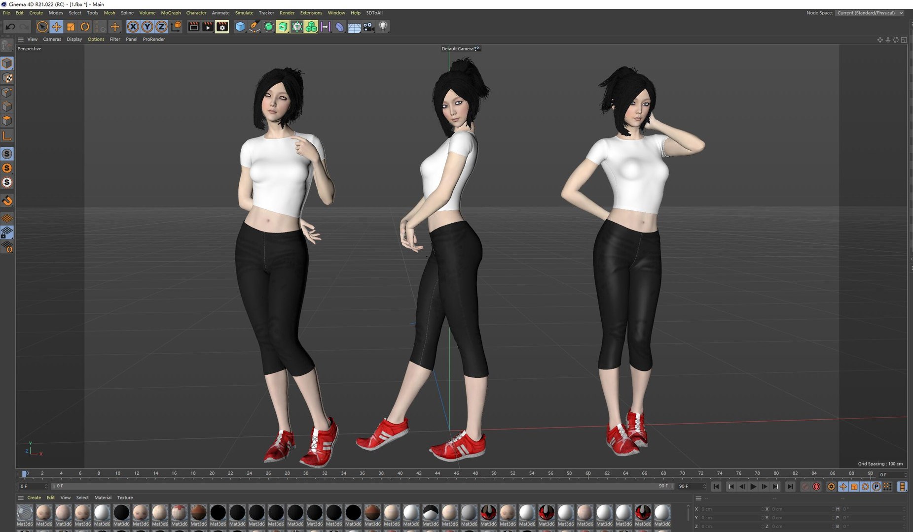 3D Cute Girl In Poses 001 - TurboSquid 2210113