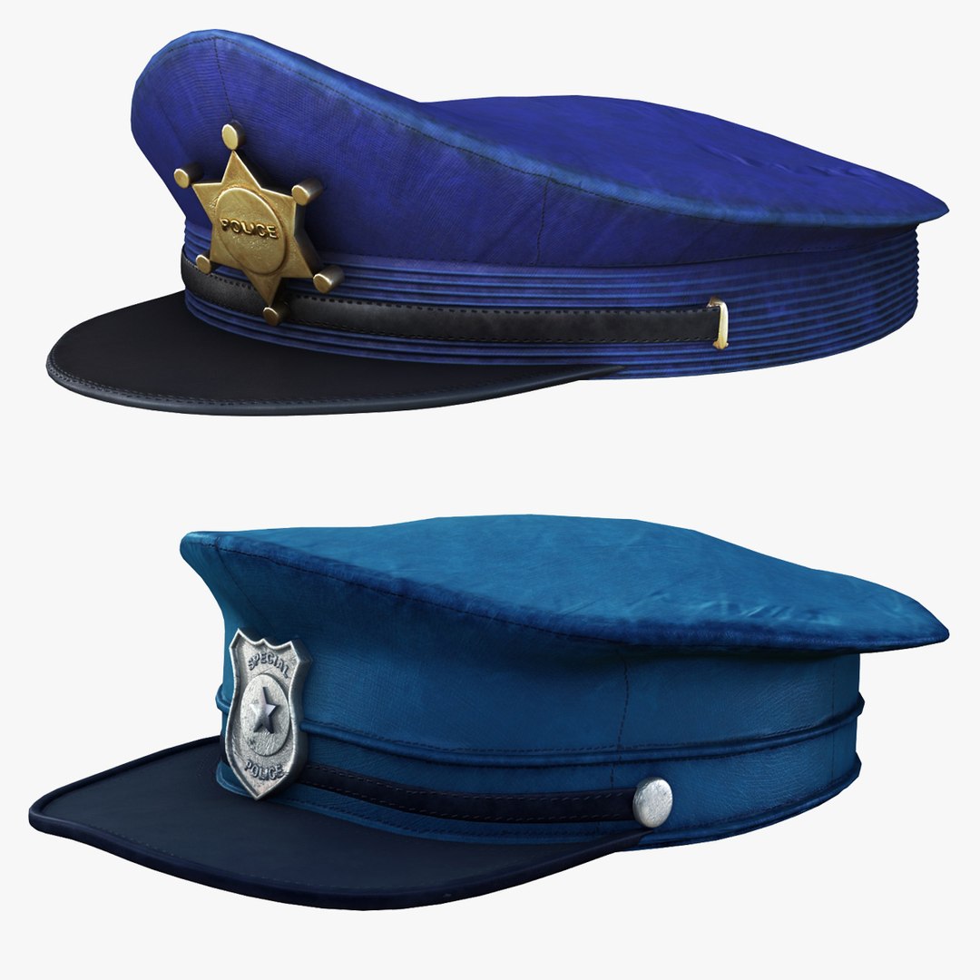 Police Hat Collection 3D - TurboSquid 1929675