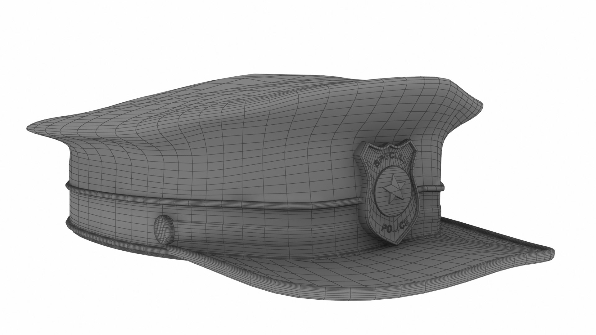 Police Hat Collection 3D - TurboSquid 1929675