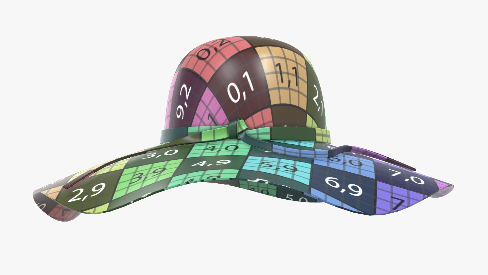 3D Model Hat Summer Sun - TurboSquid 1520276