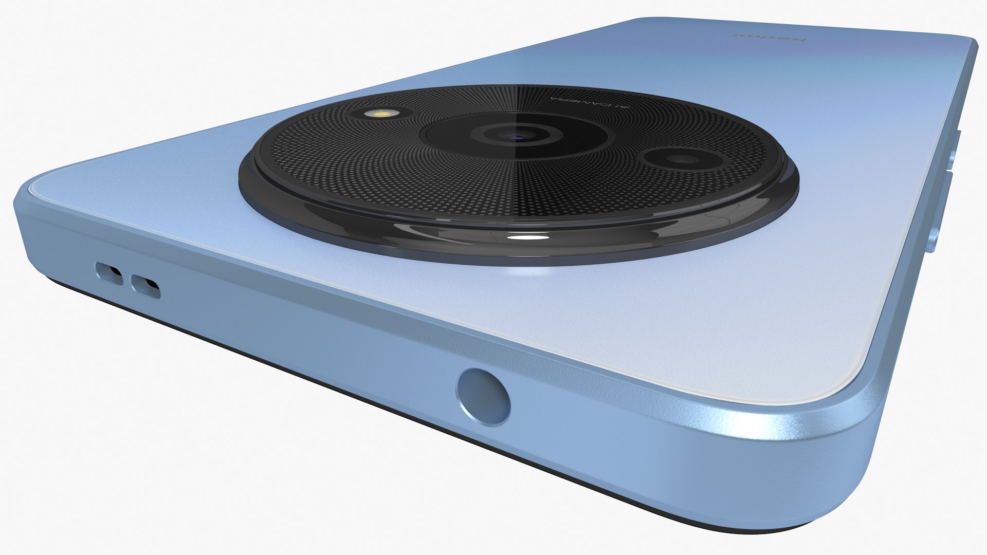 3D Model Xiaomi Redmi A3 Blue - TurboSquid 2200749
