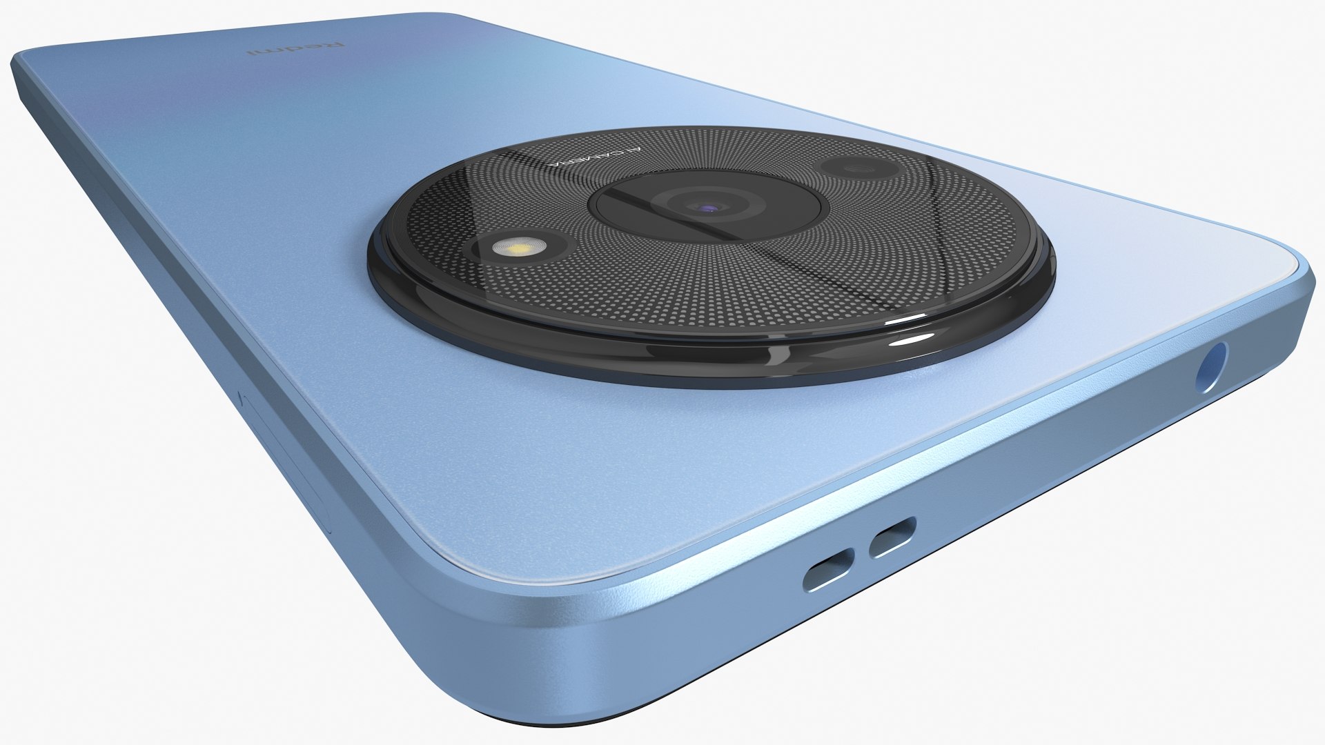 3D Model Xiaomi Redmi A3 Blue - TurboSquid 2200749