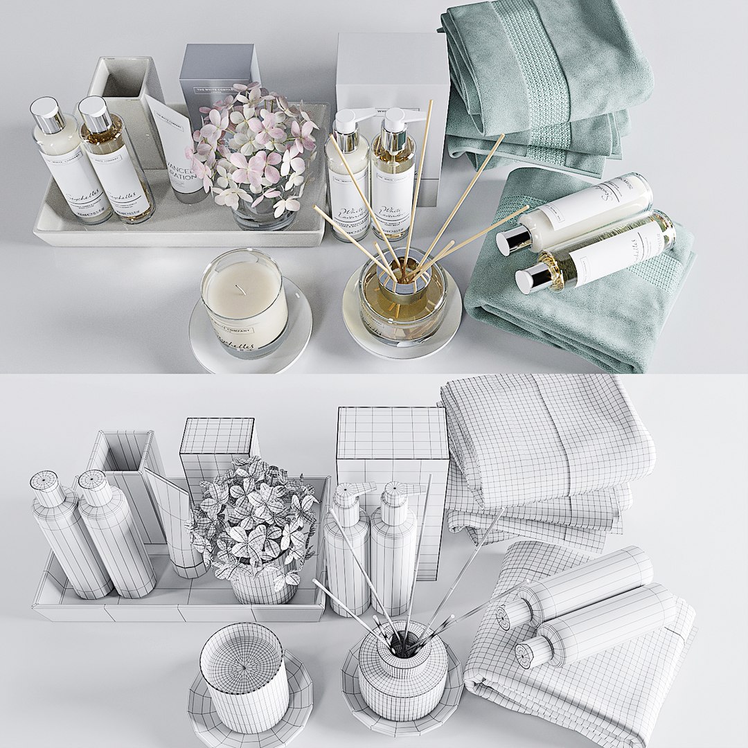 3D Set Bath Model - TurboSquid 1341647