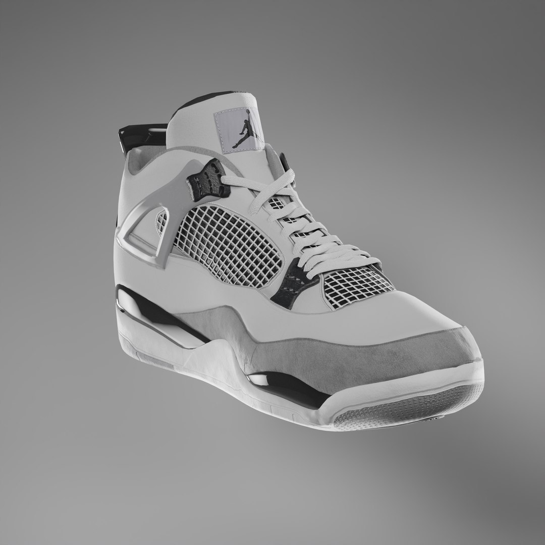 Jordan 4 Retro 3D Model - TurboSquid 2174658