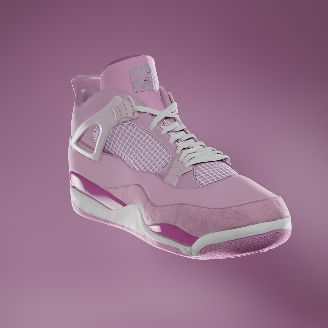Jordan 4 Retro 3D Model - TurboSquid 2174658