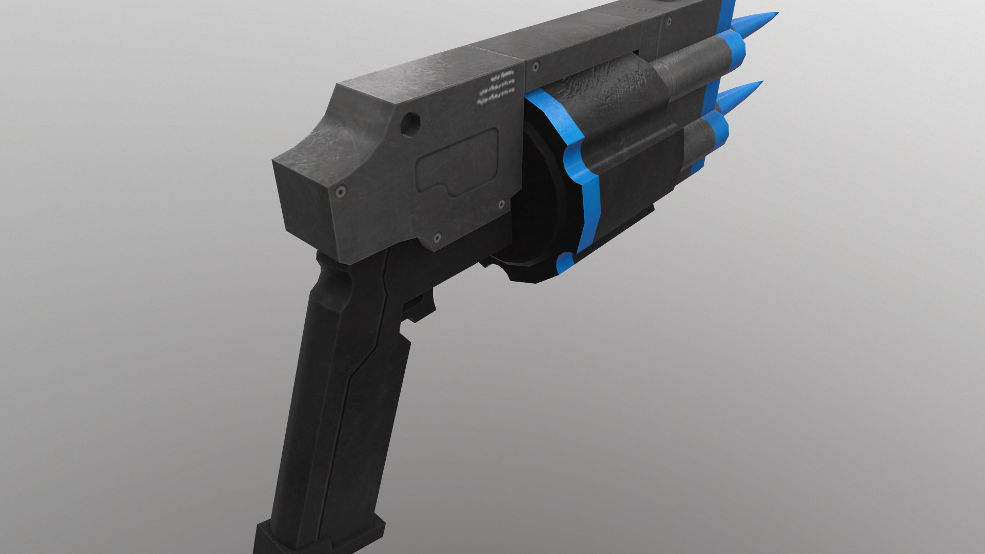 Energy Pistol Level 1 3D Model - TurboSquid 2196444