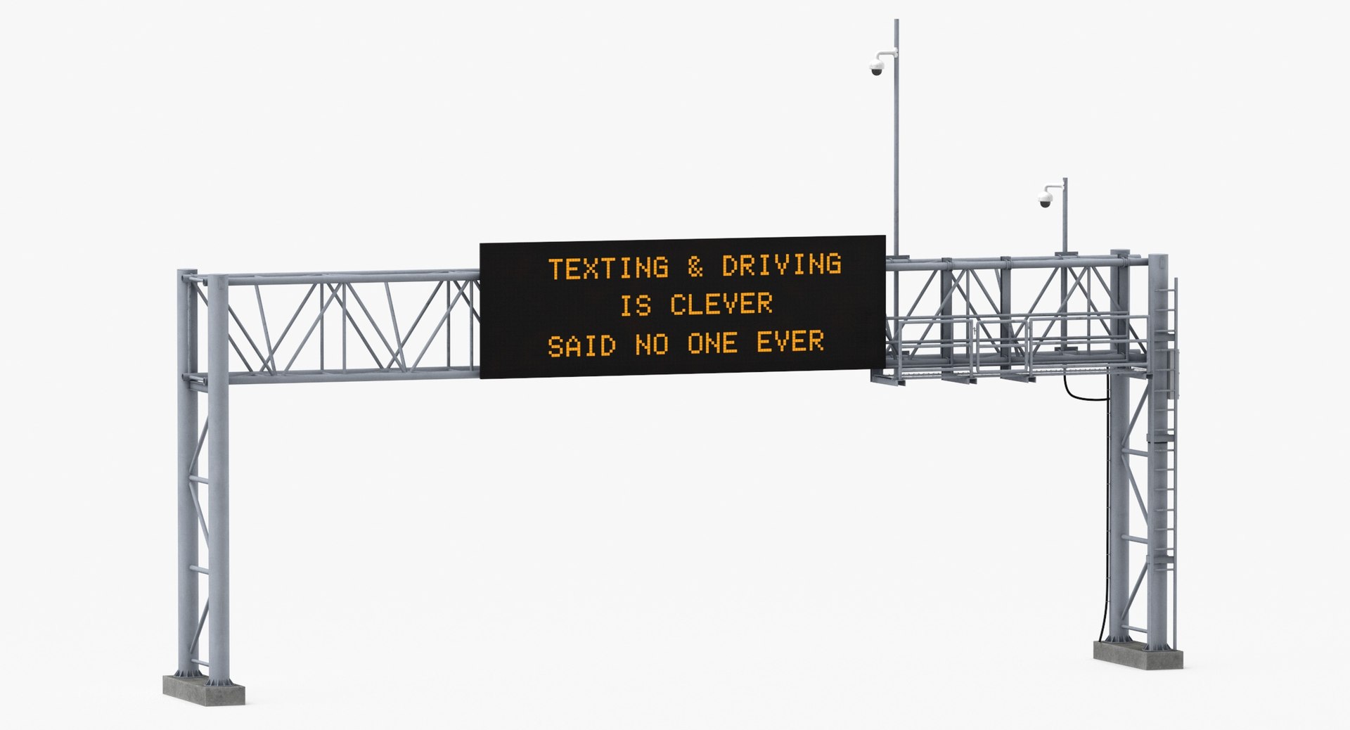 Digital Highway Sign 01 And Blank Version Model - TurboSquid 2023063