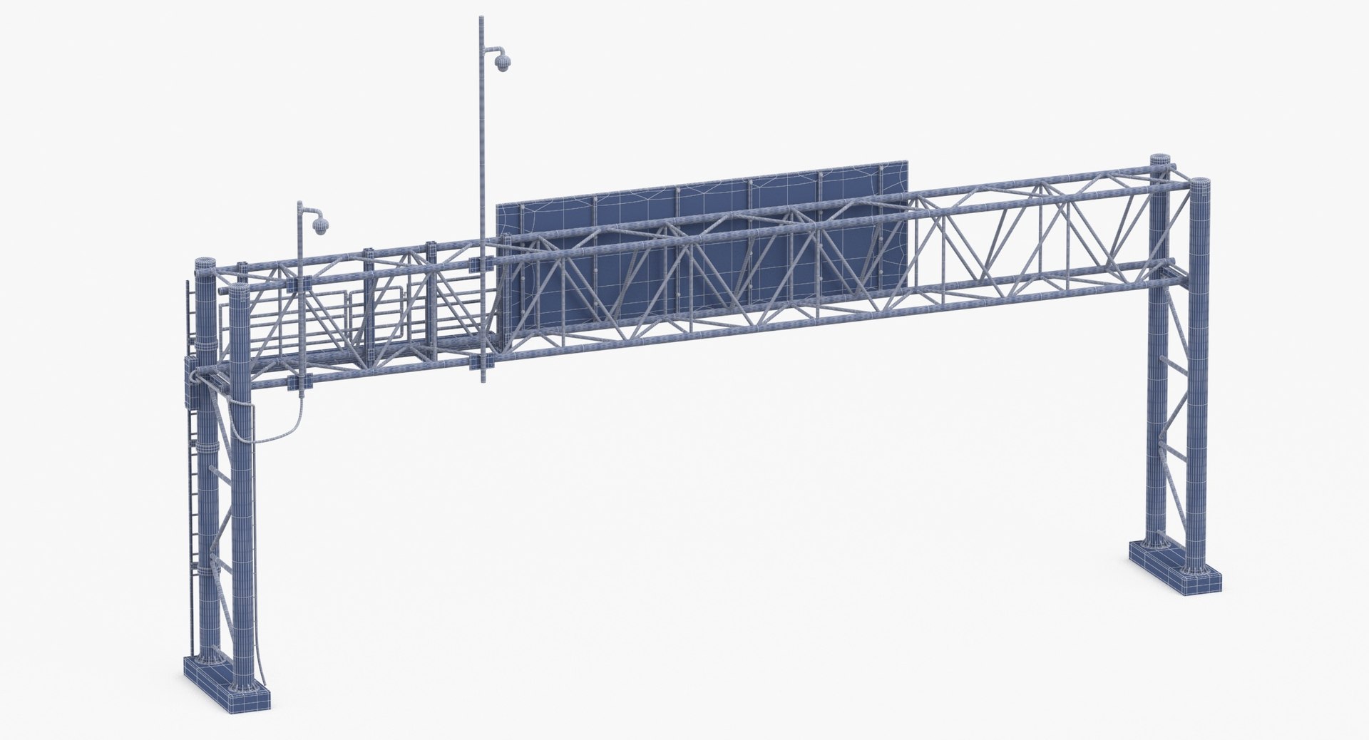 Digital Highway Sign 01 and Blank Version model - TurboSquid 2023063