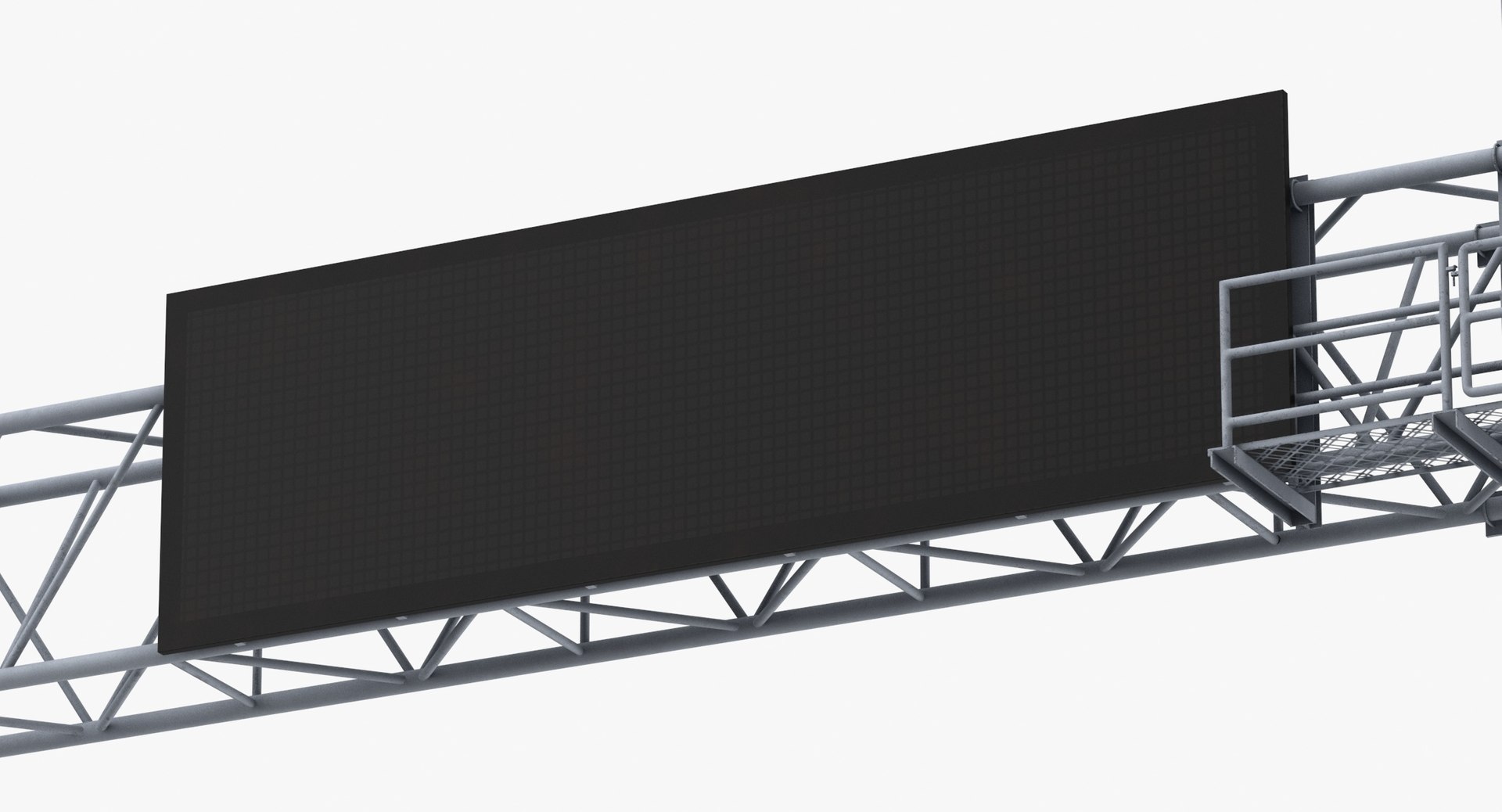 Digital Highway Sign 01 And Blank Version Model - TurboSquid 2023063