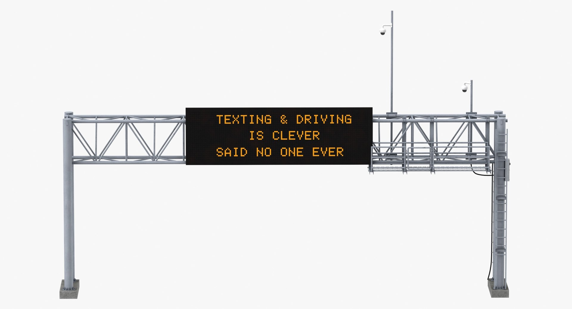 Digital Highway Sign 01 And Blank Version Model - TurboSquid 2023063