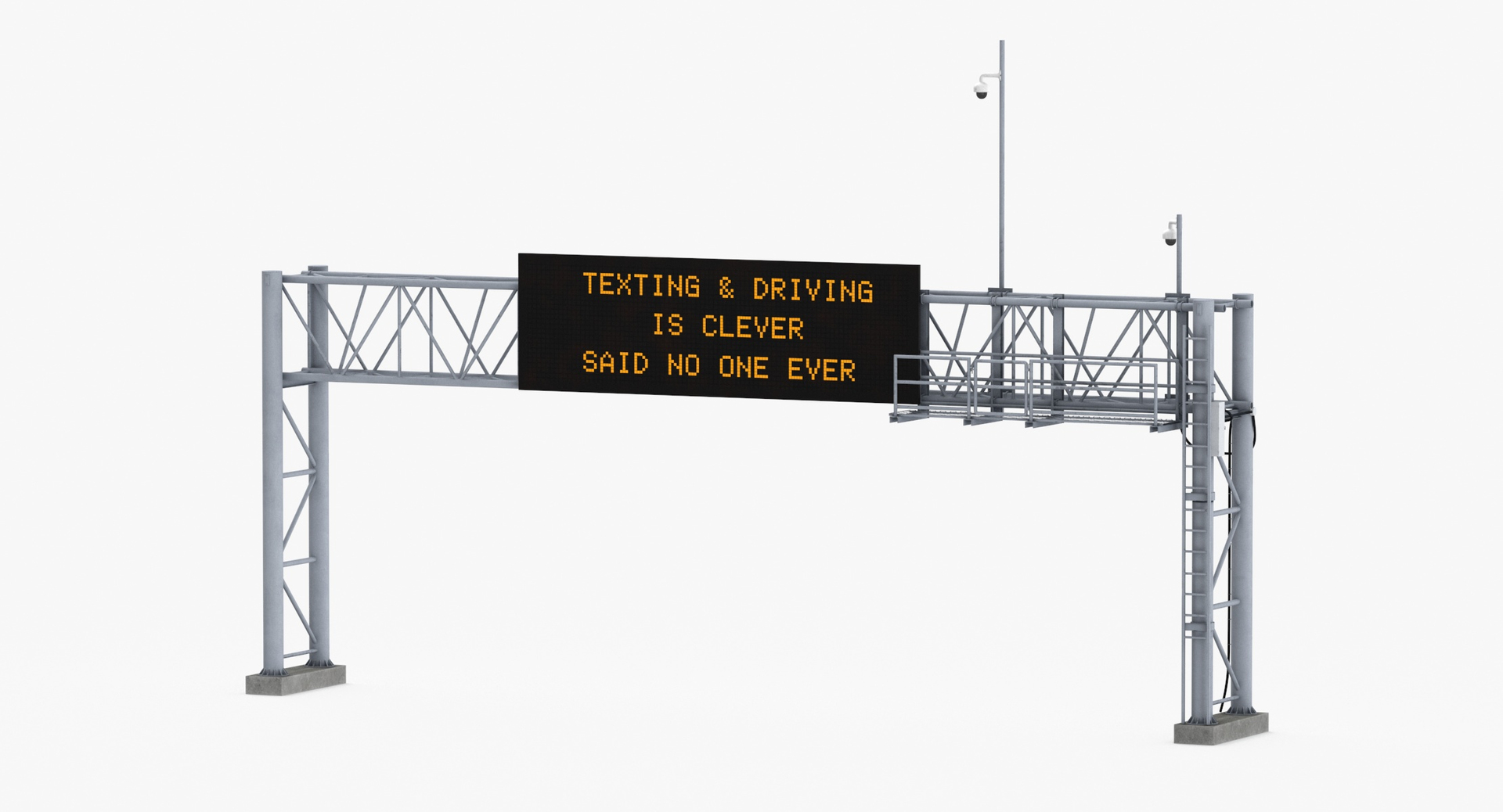 Digital Highway Sign 01 And Blank Version Model - TurboSquid 2023063