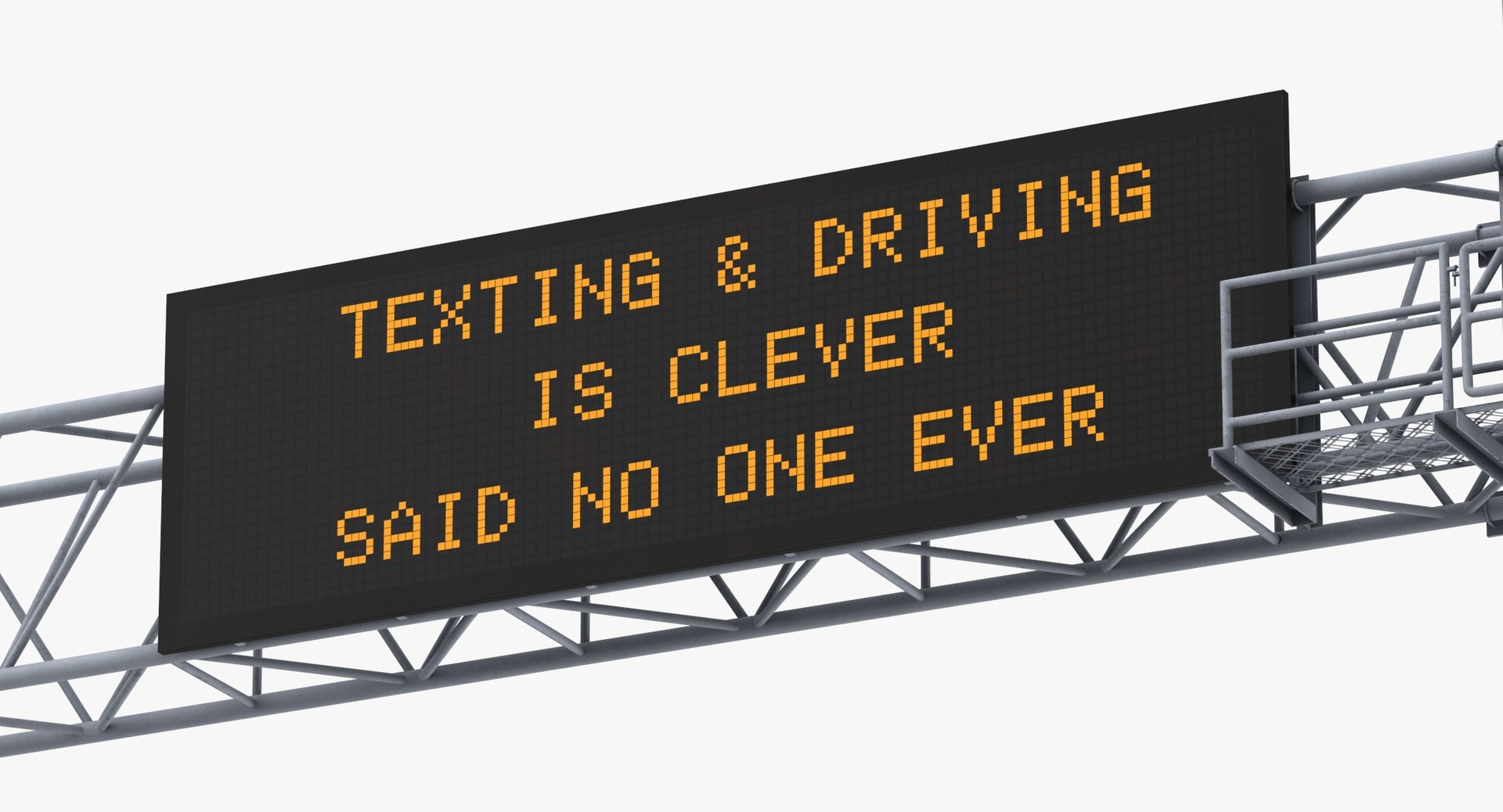 Digital Highway Sign 01 And Blank Version Model - TurboSquid 2023063