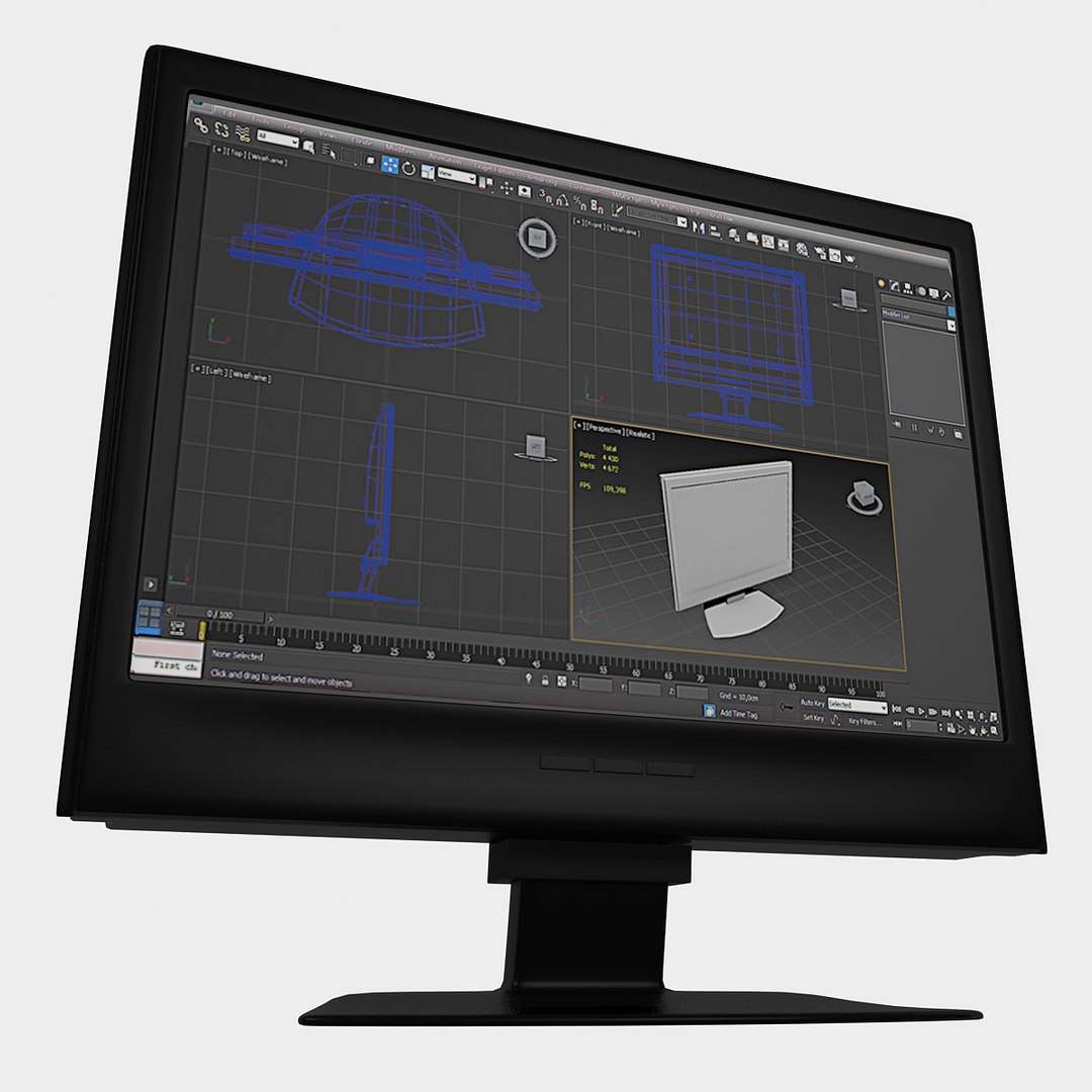 3d Lcd Monitor Model
