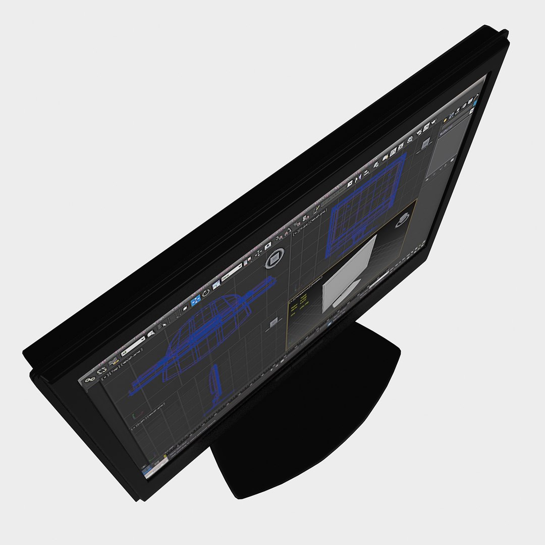 3d Lcd Monitor Model