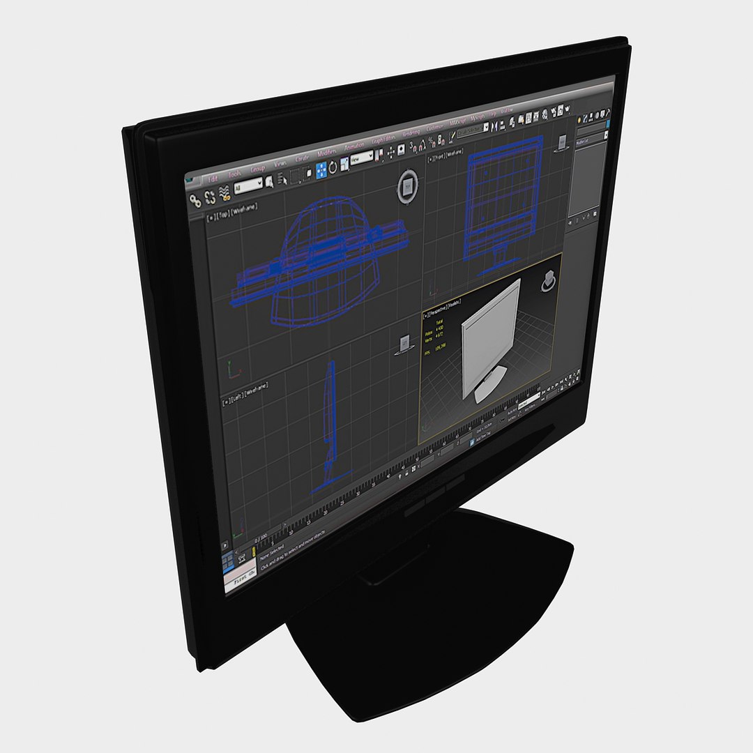 3d Lcd Monitor Model