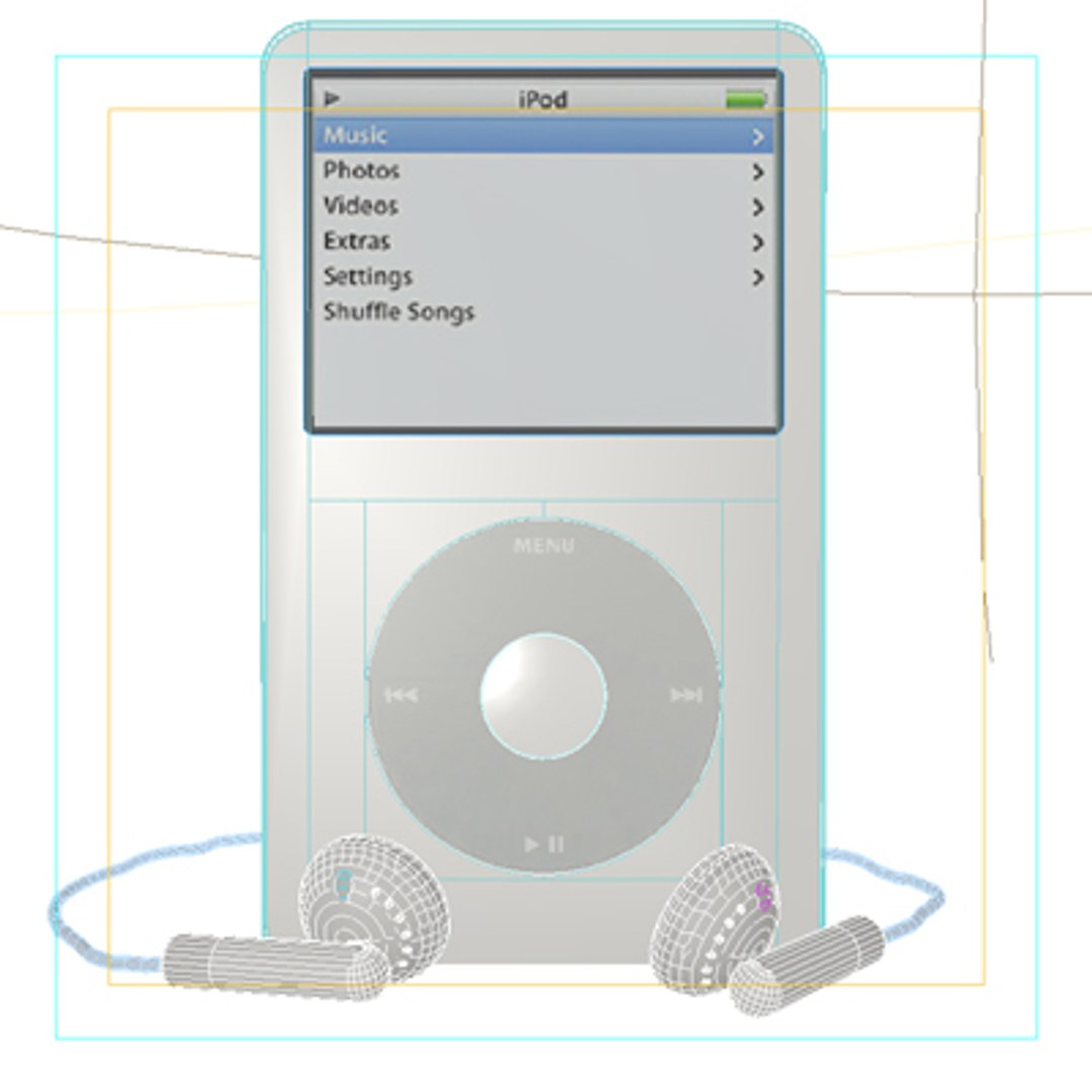 Apple Ipod Video 5th 3d Model