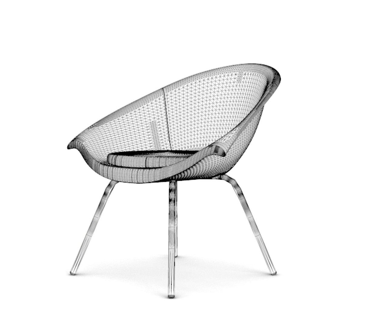 injected foam shell 3ds