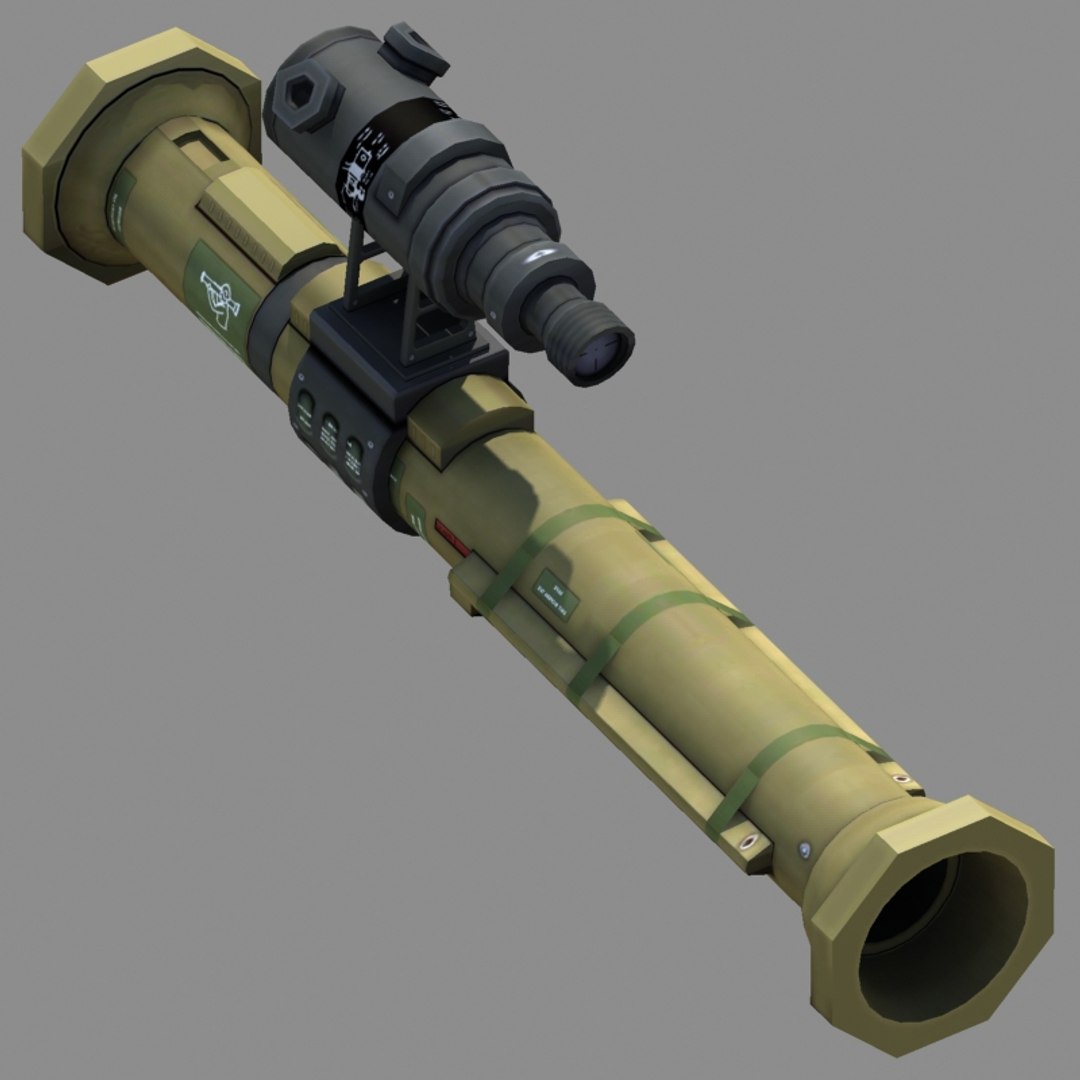 Tank-buster Rocket 3d Model