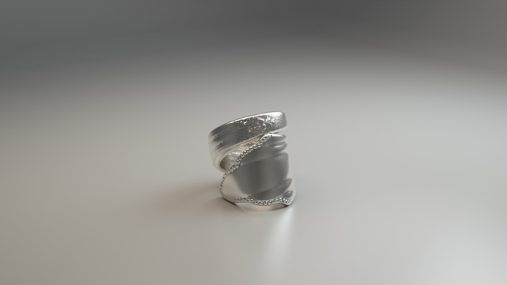 3D Finger Ring Spoon model - TurboSquid 1753979