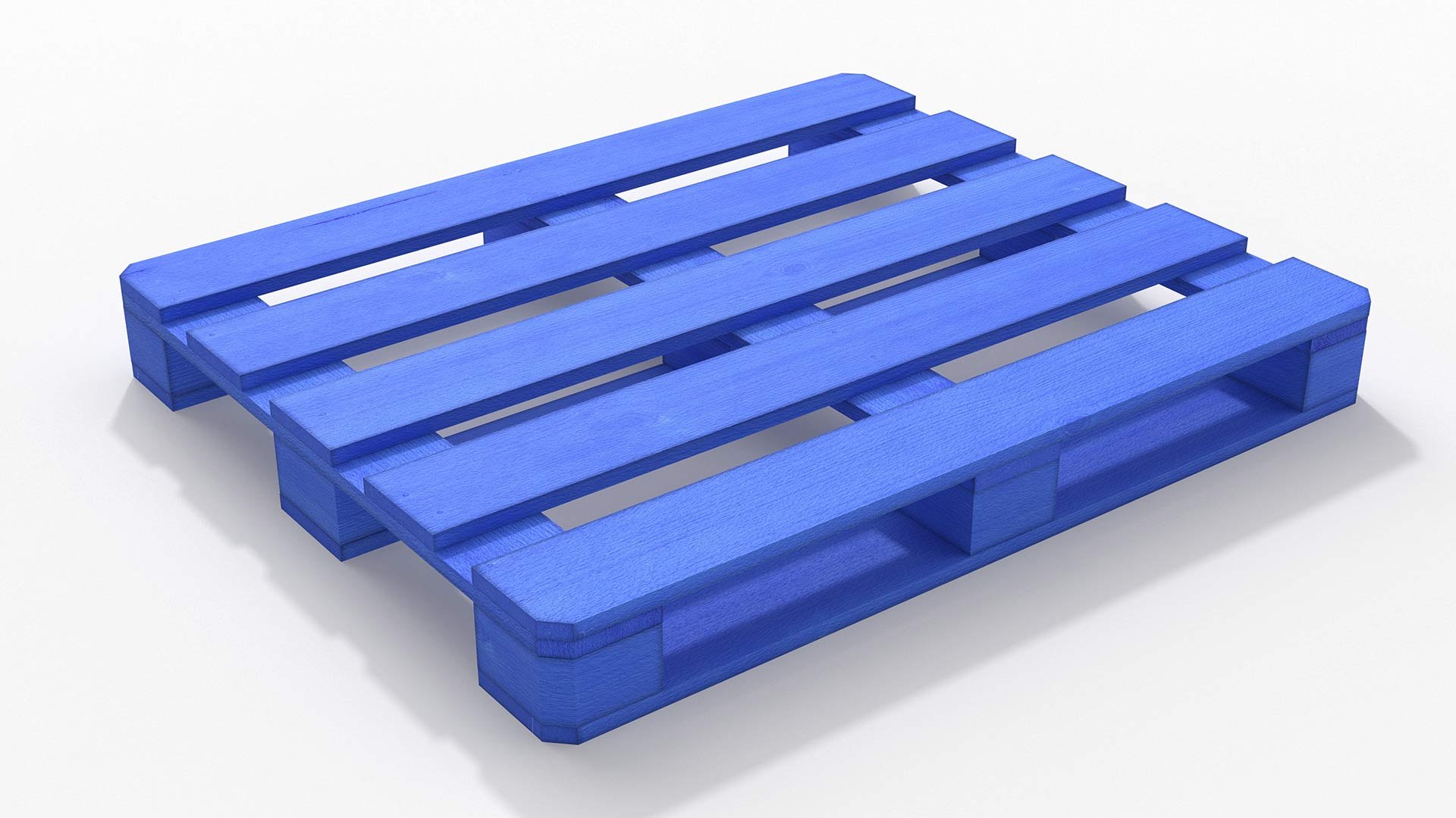 modelo 3d Palet de Madera 04 PBR Azul - TurboSquid 2183027