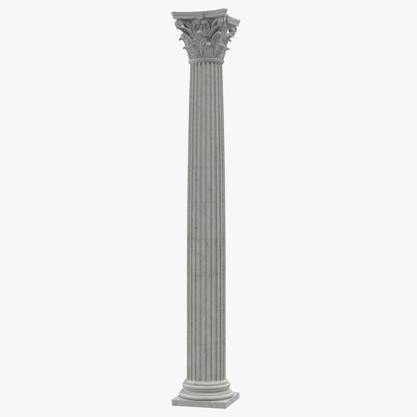 Corinthian Column 3D Models for Download | TurboSquid