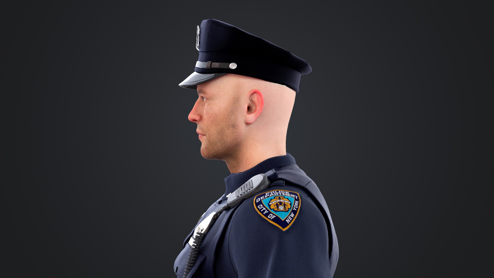 Police Male 3D Model - TurboSquid 2363022