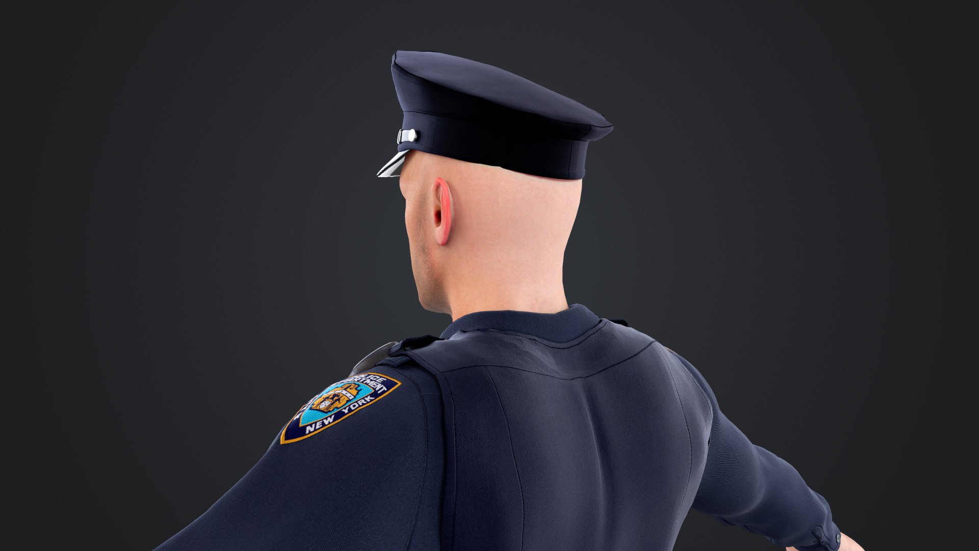 Police Male 3D Model - TurboSquid 2363022