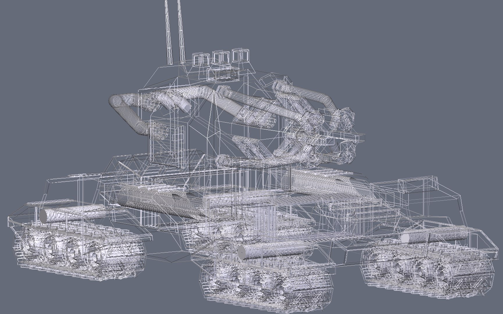 Free Usa Omega Particle 3d Model