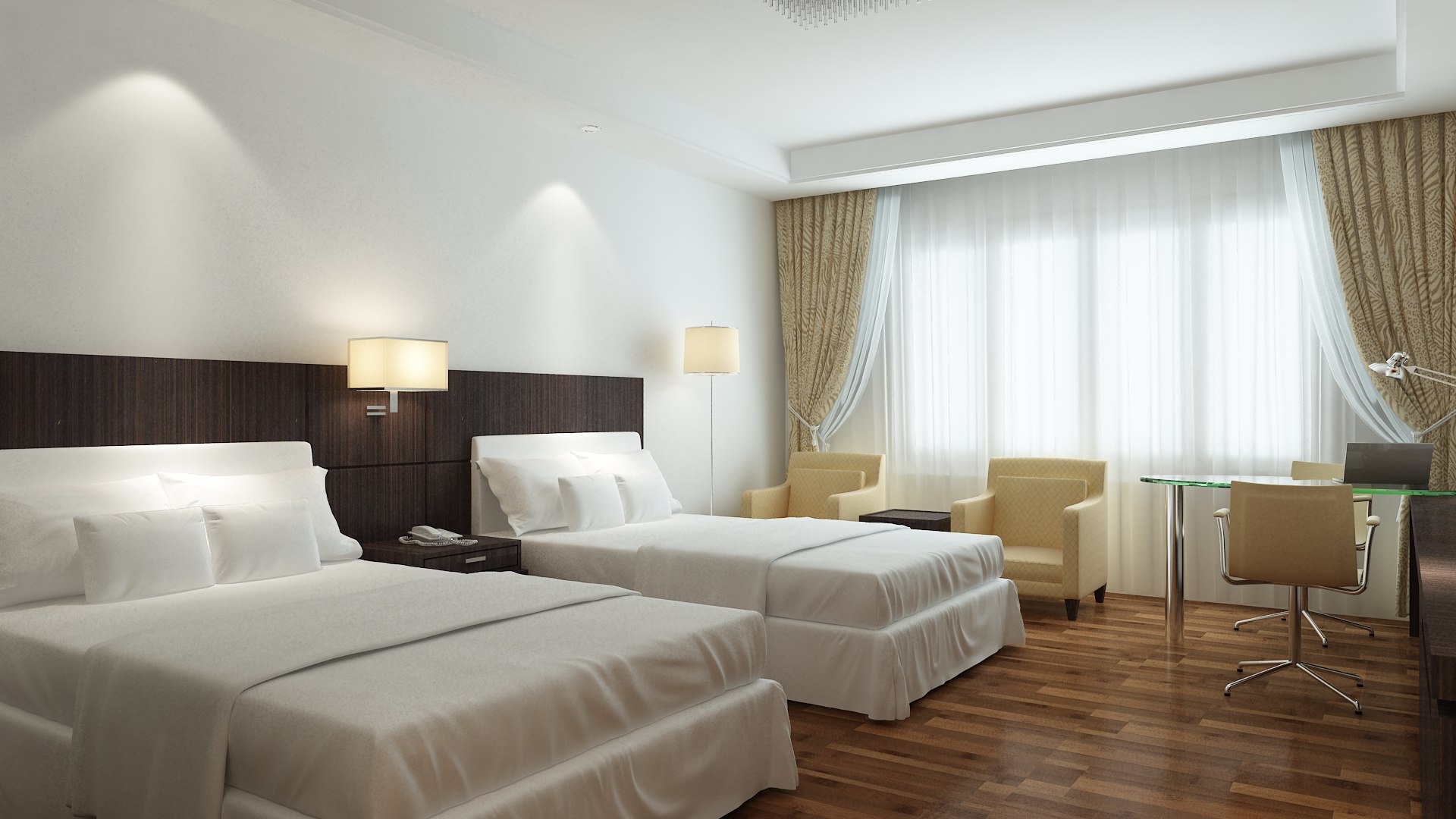 Hotel Room 02 model - TurboSquid 2104798