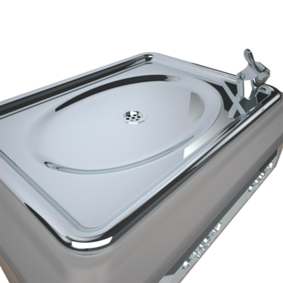 Drinking Fountain 3d Model