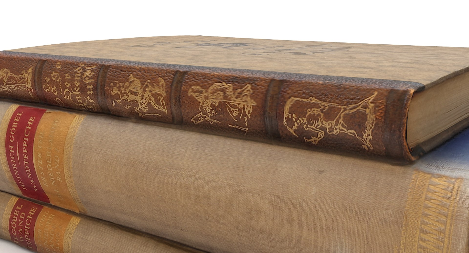 3D Old Books Model - TurboSquid 1323768