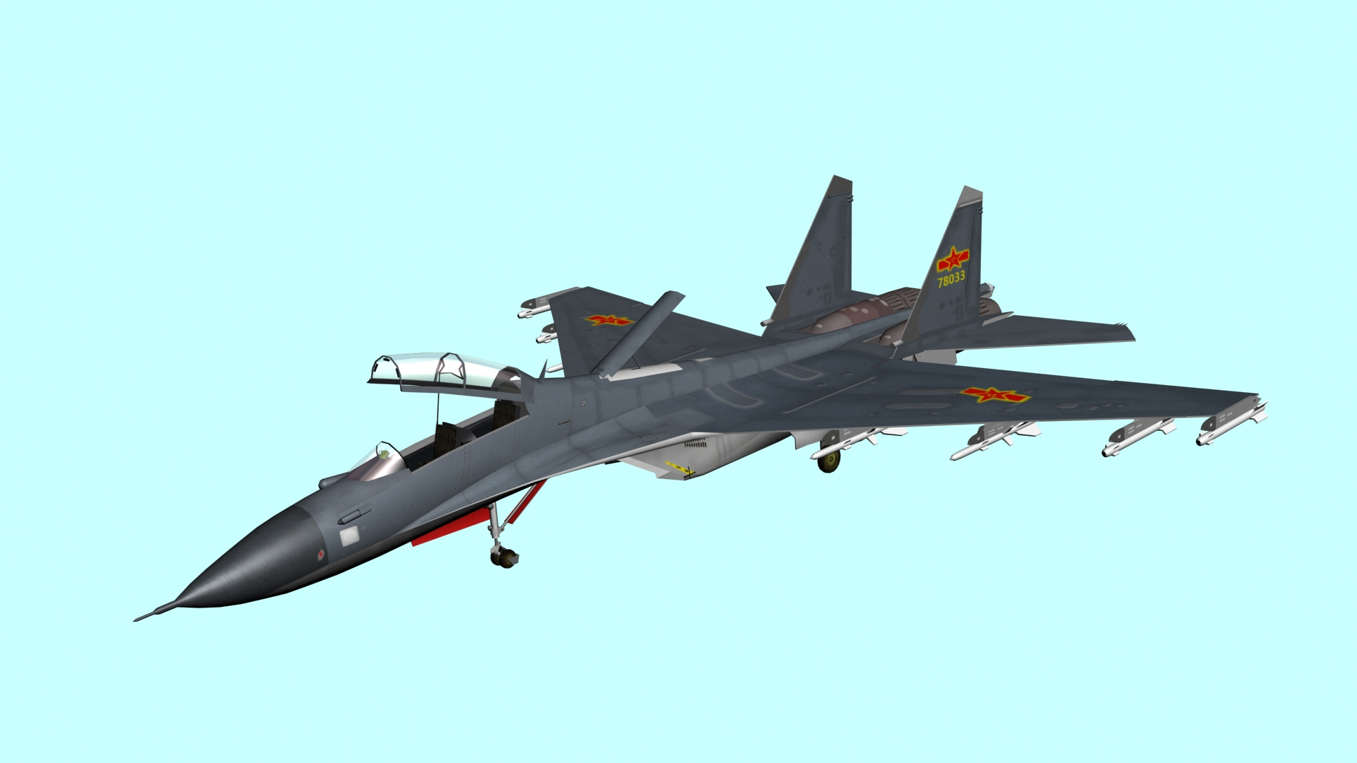 Sukhoi Su-30 mkk model - TurboSquid 1968764