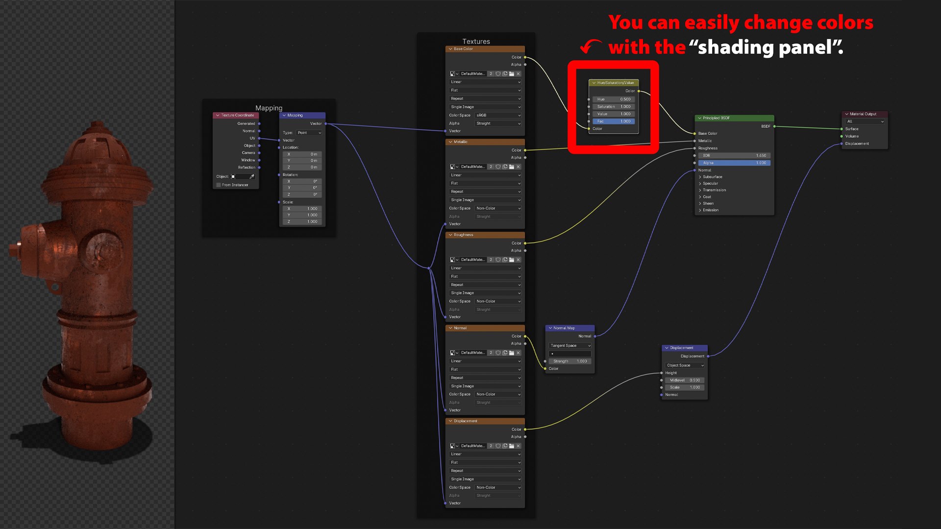 3D Fire Hydrant Realistic 3D Model PBR Textures Game Ready Low Poly ...