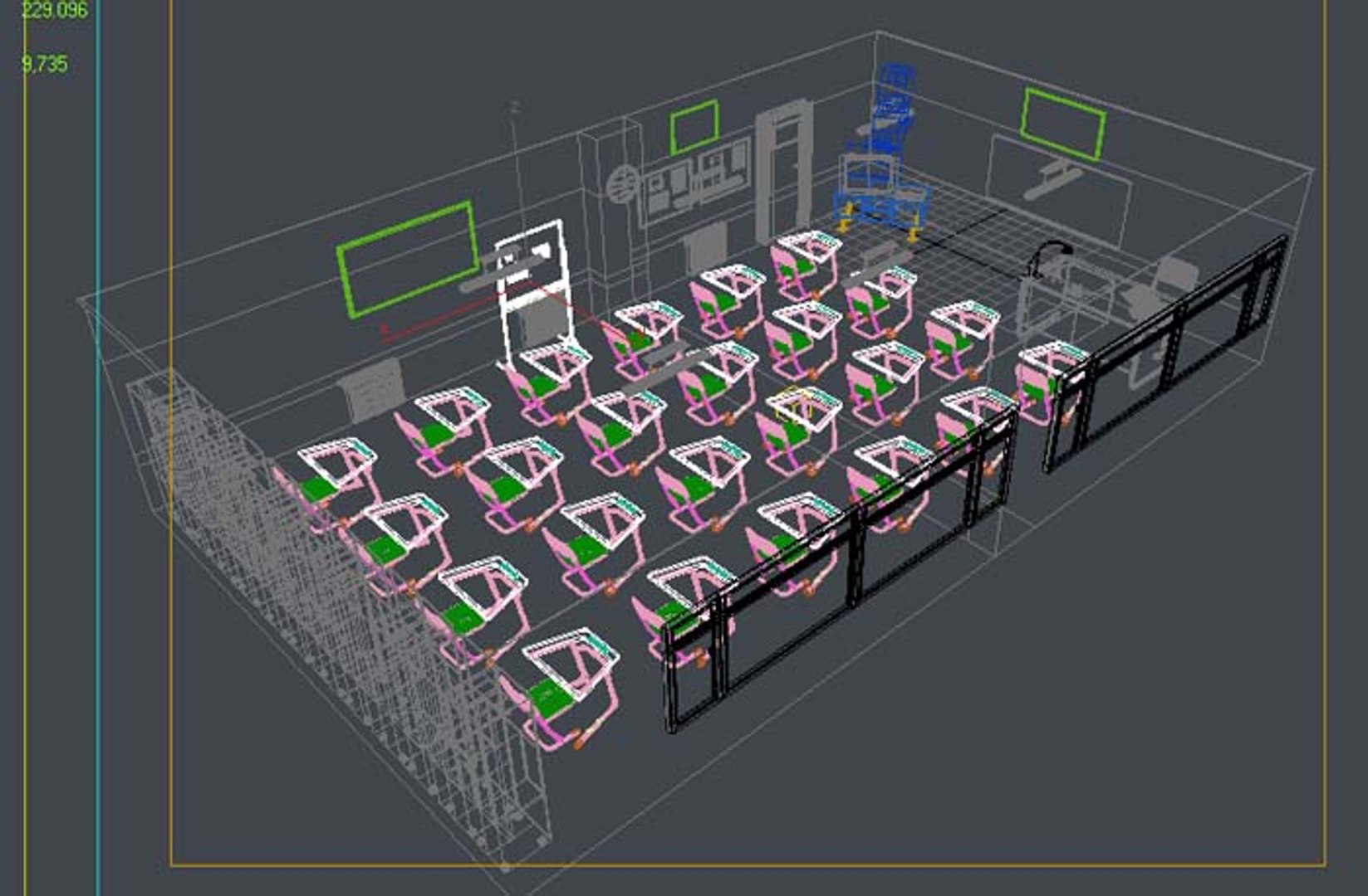 Class Room Classroom 3d Model
