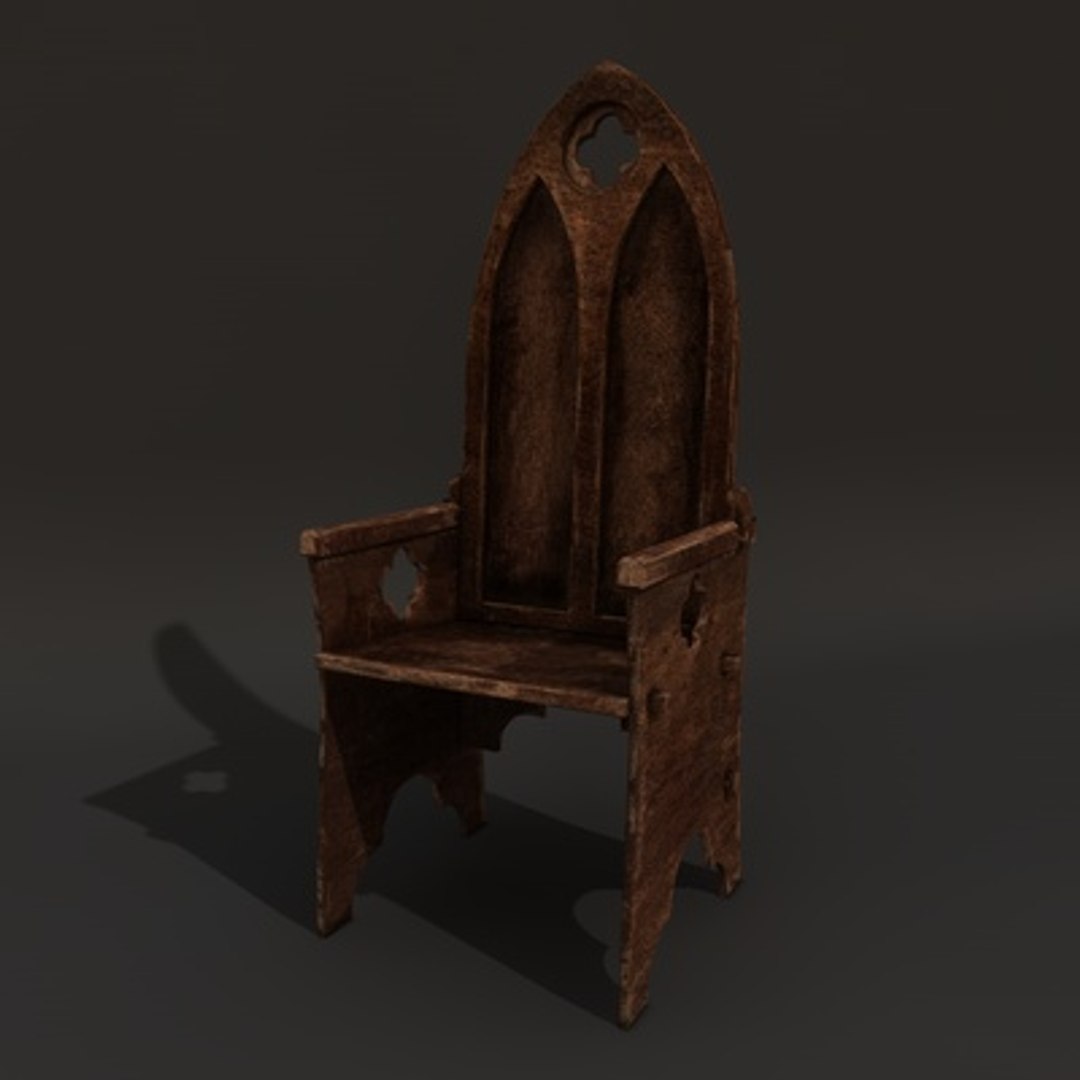 Gothic Chair 3d Model