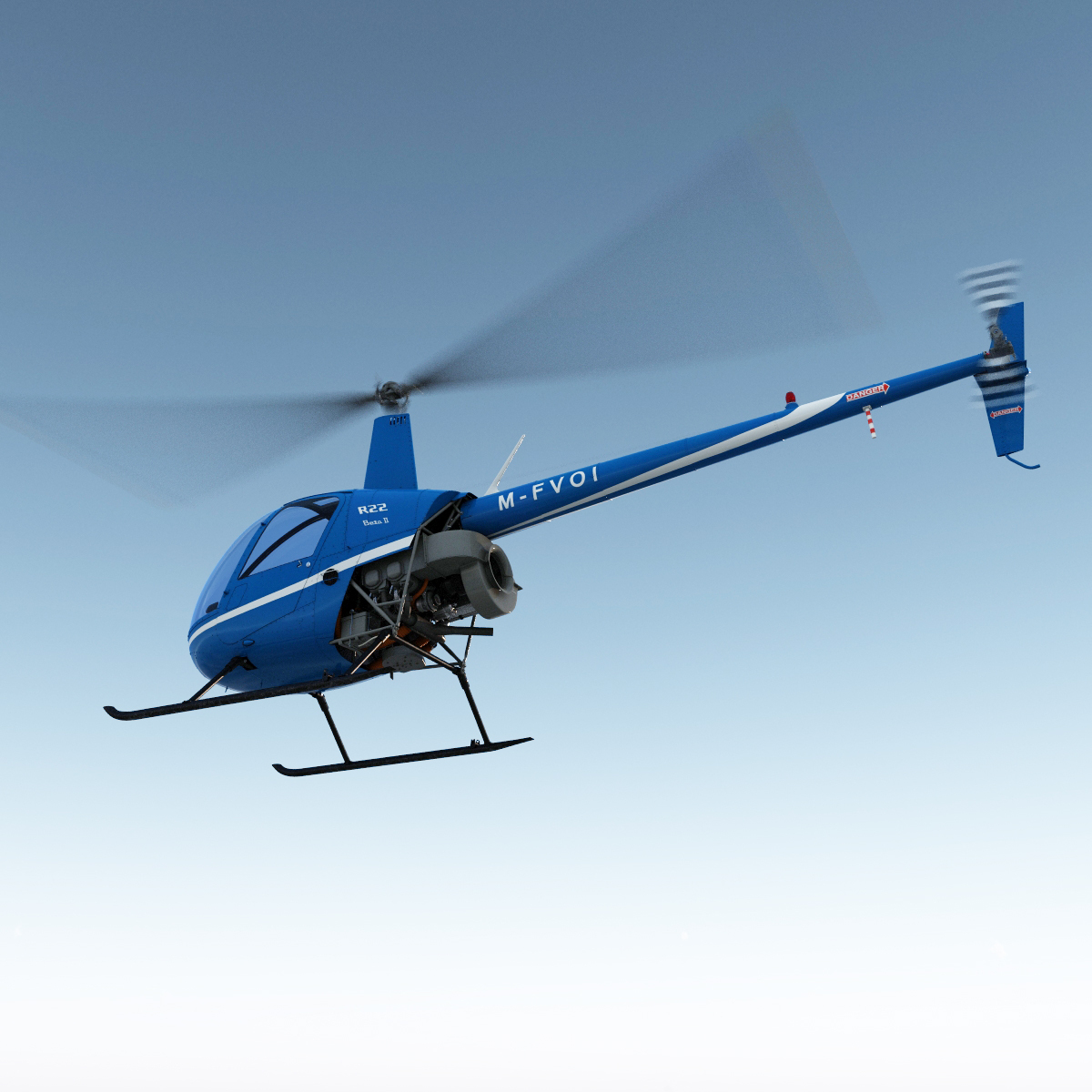 ma helicopter robinson r22