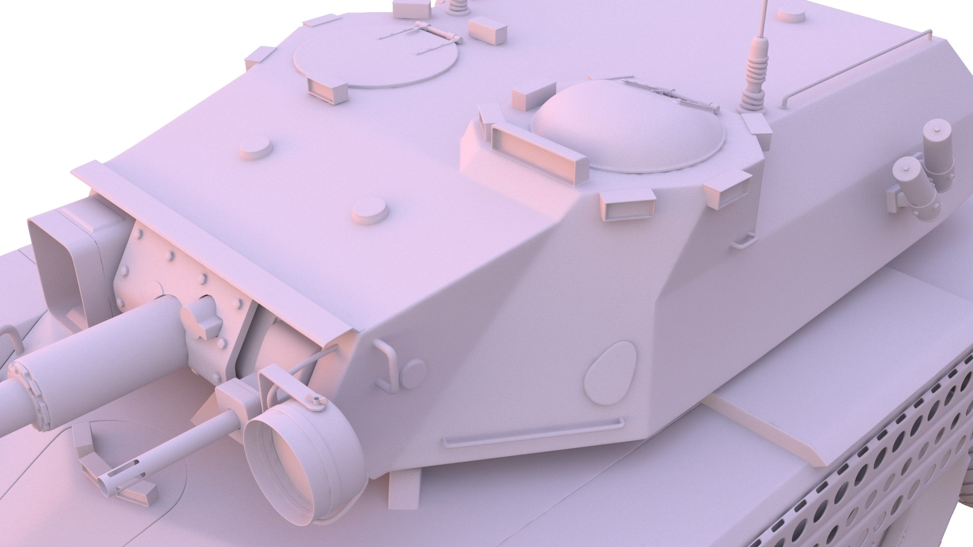 3D Panhard Ebr 105 Tank - TurboSquid 1586124