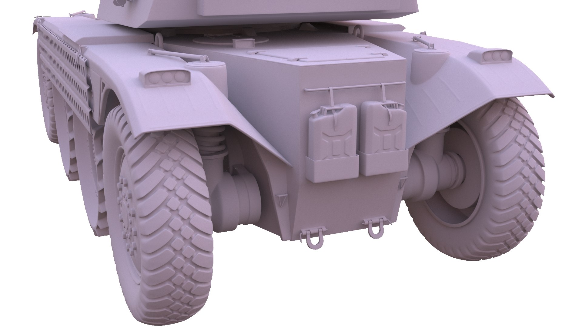 3D Panhard Ebr 105 Tank - TurboSquid 1586124