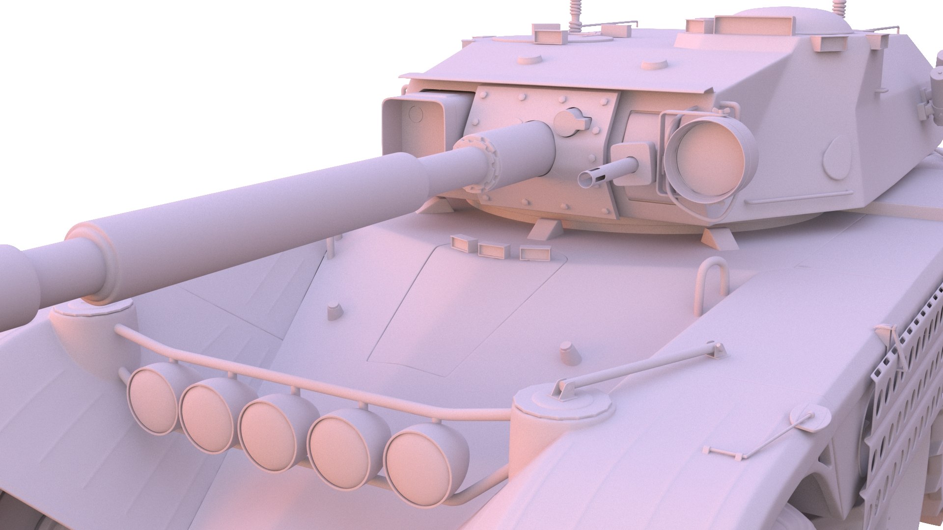 3D Panhard Ebr 105 Tank - TurboSquid 1586124