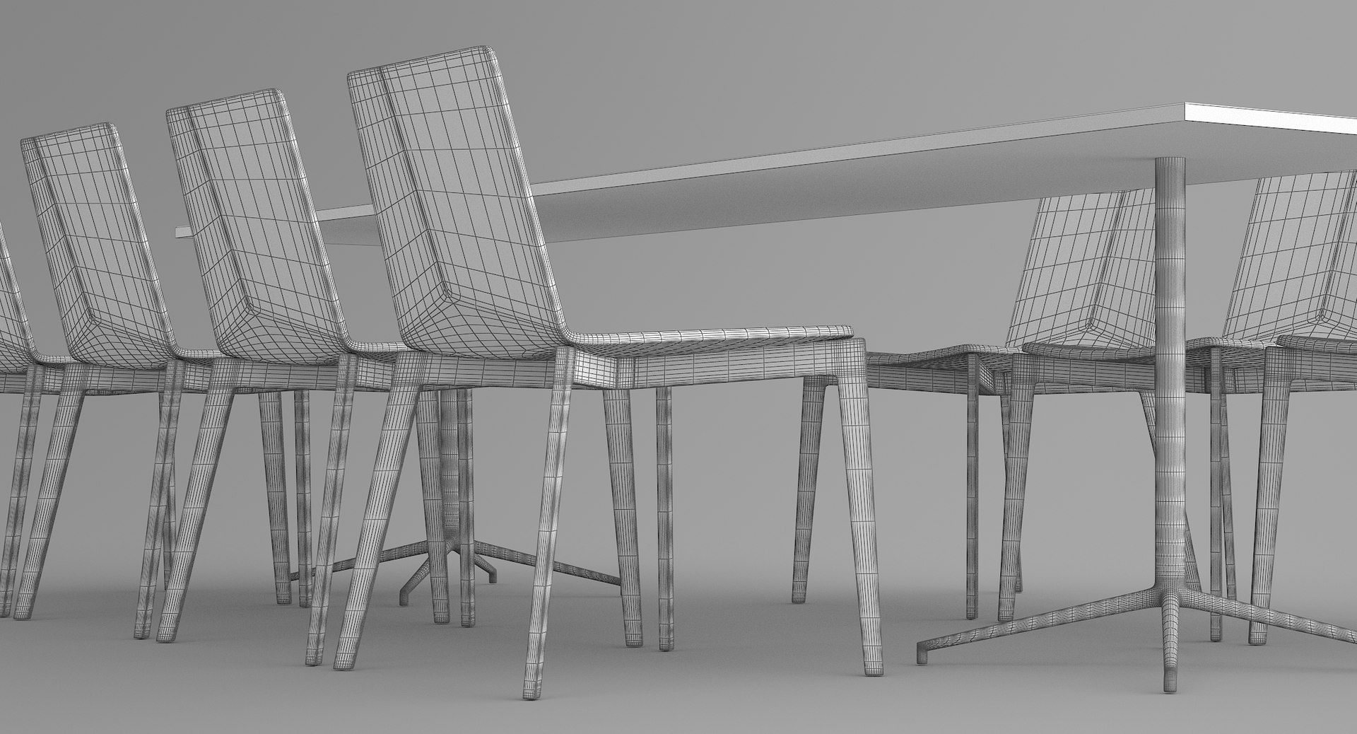 3D Table Set Model - TurboSquid 1220751