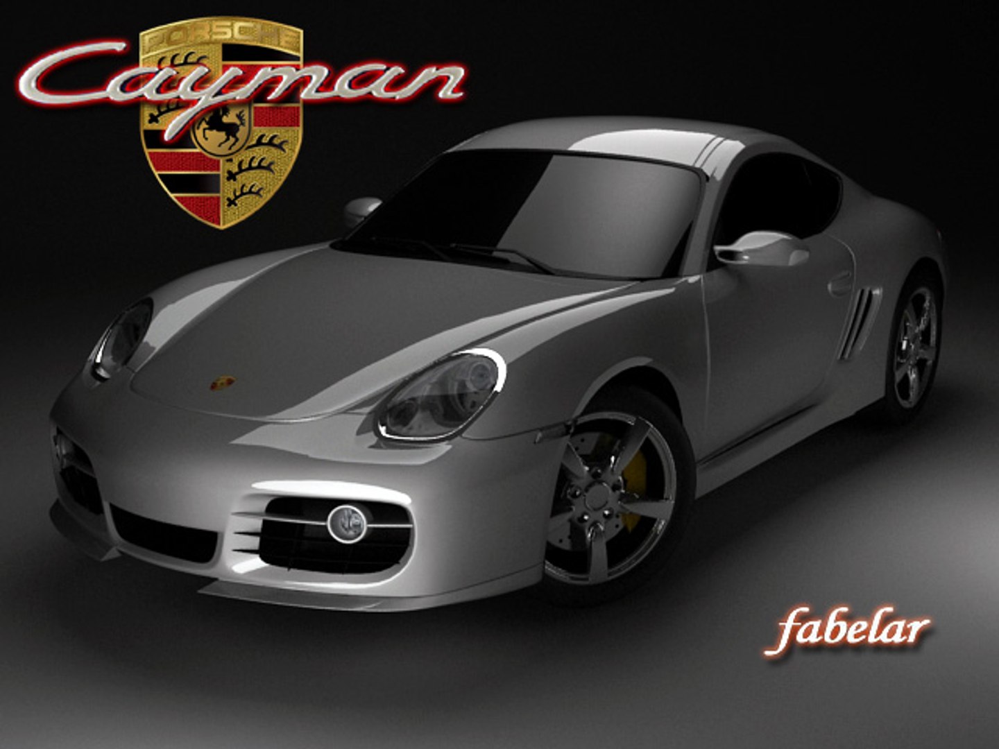 3d Porsche Cayman S Model